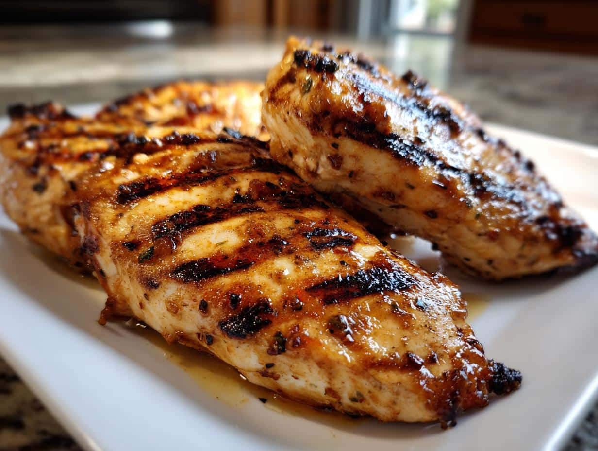 Juicy 7-Ingredient Grilled Chicken Breast Marinade Recipe