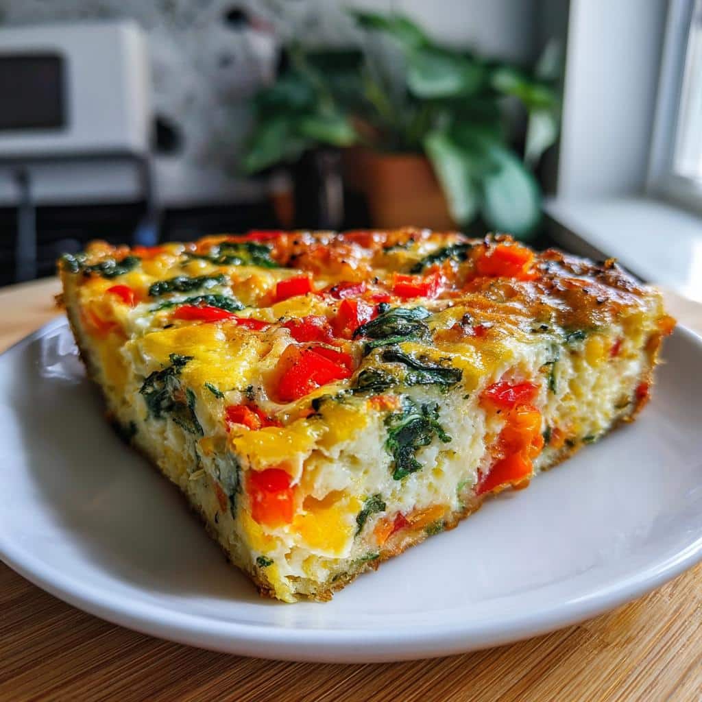 Hearty 6-Ingredient Veggie Breakfast Casserole Recipe