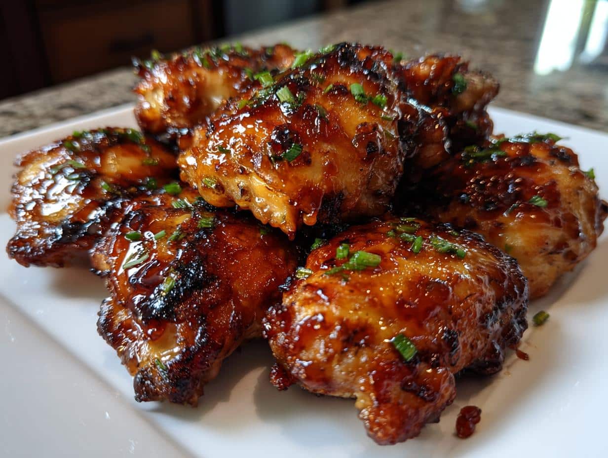 Juicy Air Fryer Chicken with Teriyaki Glaze in 30 Minutes