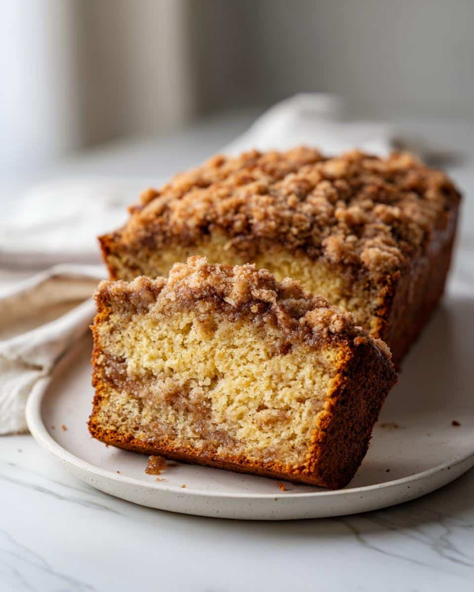 Moist Banana Bread with Streusel Topping - A Family Secret
