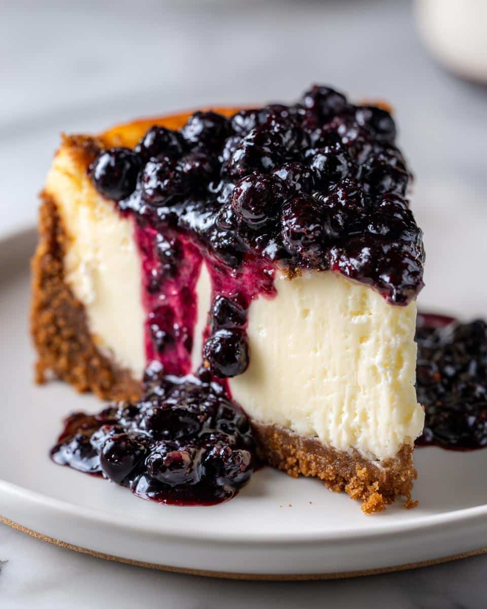 5 Secrets to Perfect Blueberry Cheesecake with Jammy Topping
