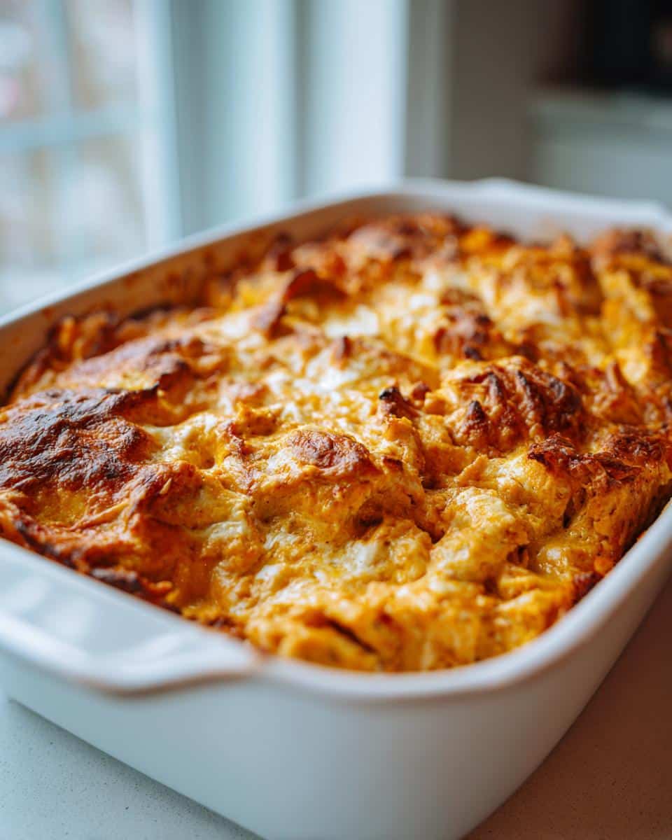 Spicy Buffalo Chicken Casserole with Ranch in 30 Minutes