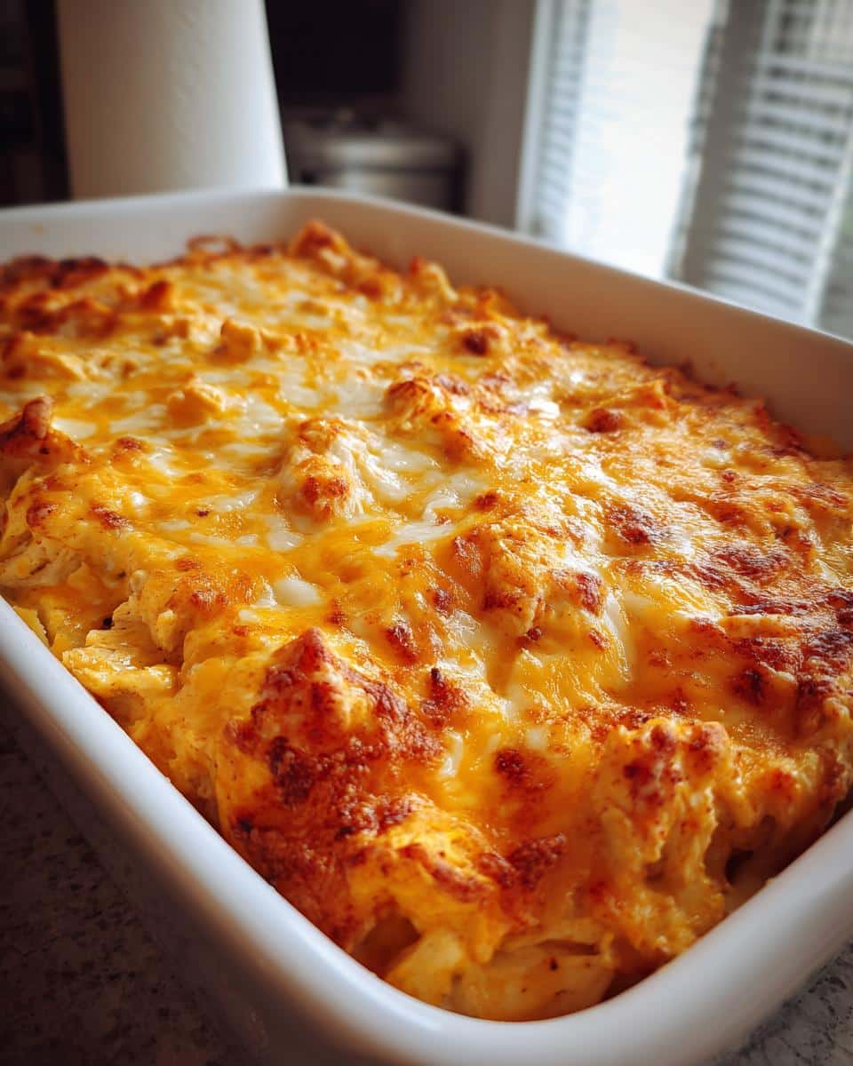 Spicy Buffalo Chicken Casserole with Ranch in 30 Minutes