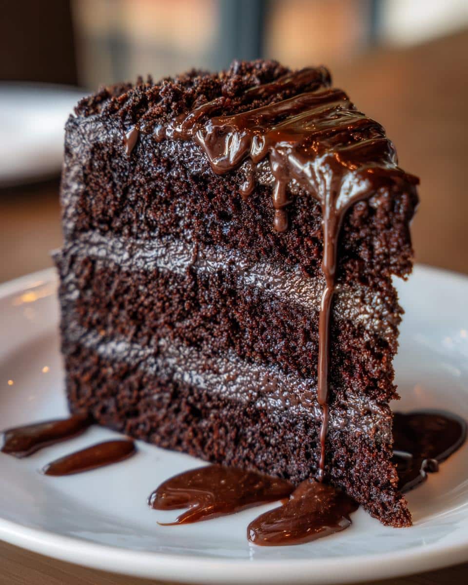 Moist Chocolate Cake with Rich Fudge Sauce in 30 Minutes