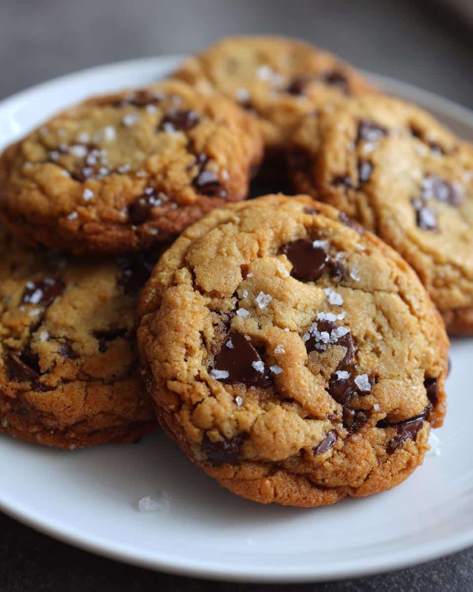 Irresistible Chocolate Chip Cookies with Flaky Salt Finish
