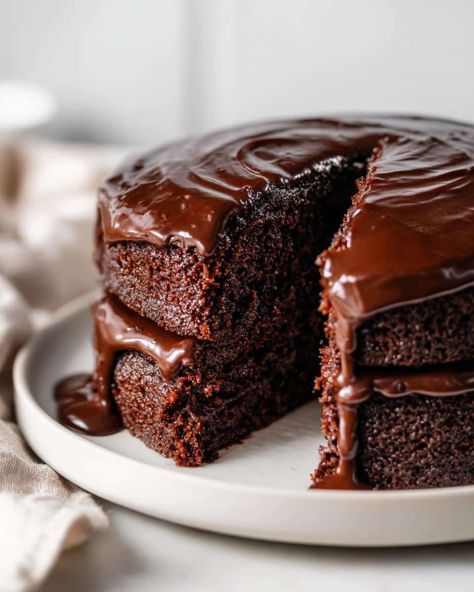3-Gen Chocolate Sheet Cake with Glossy Icing Perfection