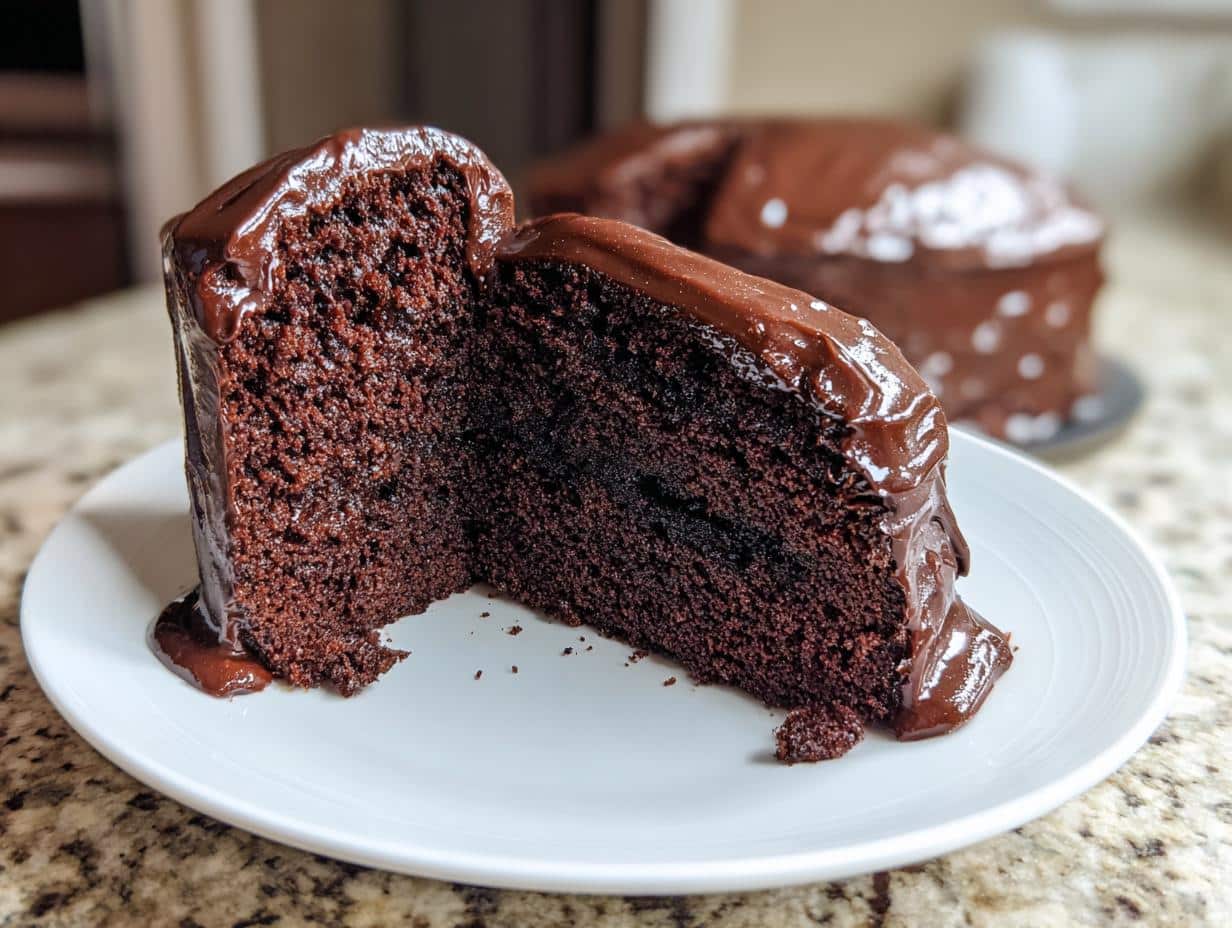 3-Gen Chocolate Sheet Cake with Glossy Icing Perfection