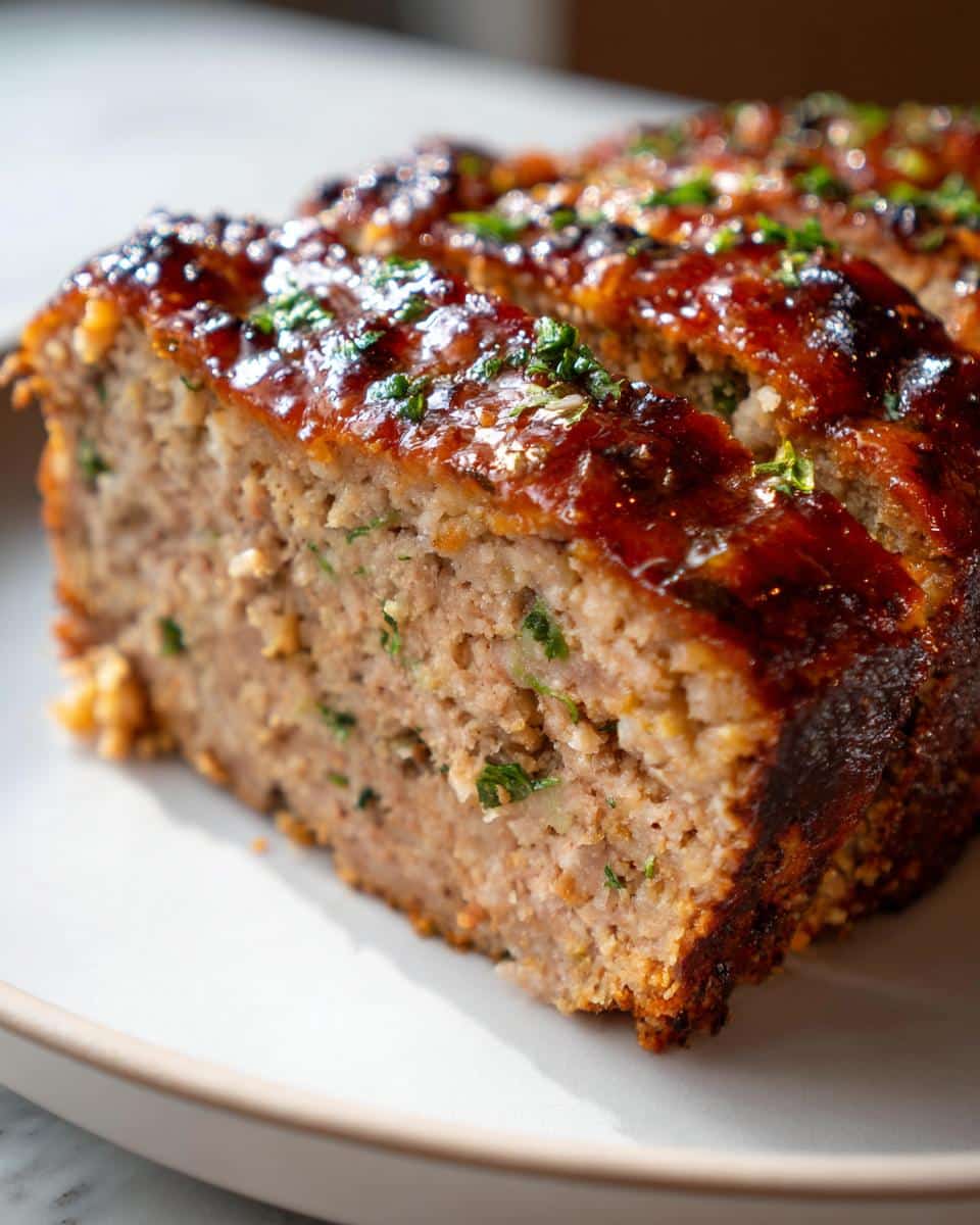 Juicy Garlic Herb Meatloaf with 3 Secret Ingredients