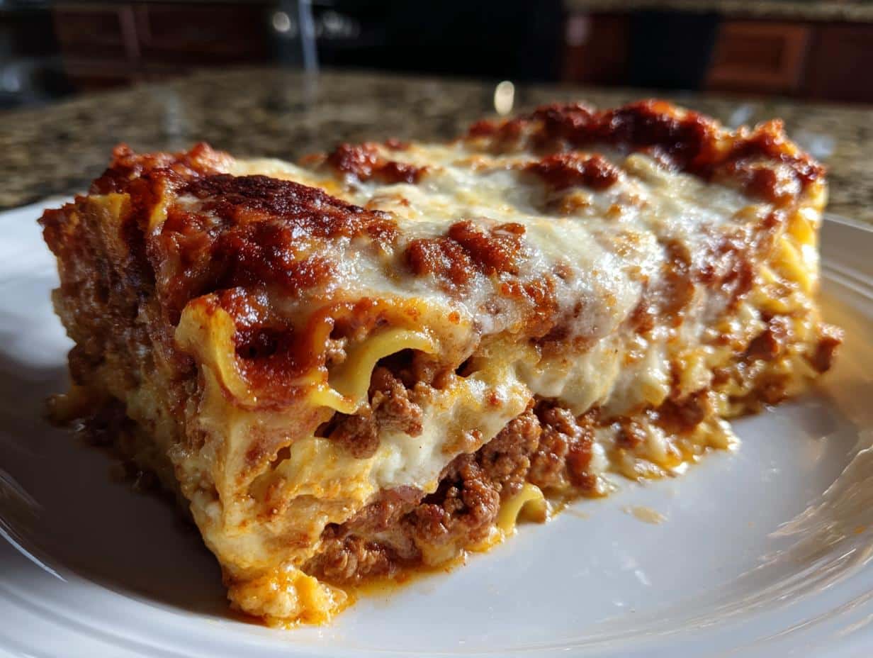 45-Minute Crispy Lasagna with a Golden Crust That Crunches