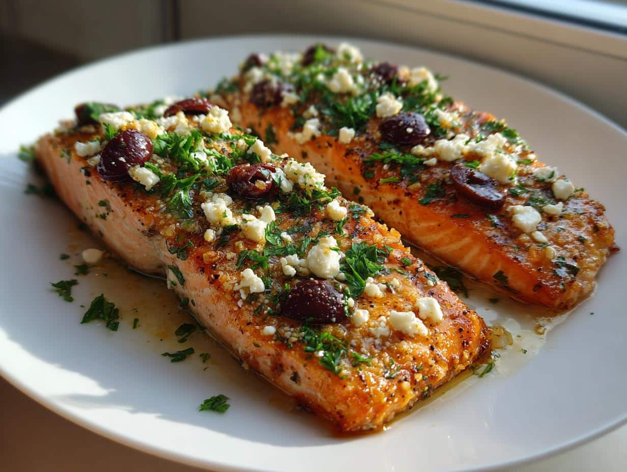Greek Salmon: 25-Minute Mediterranean Magic