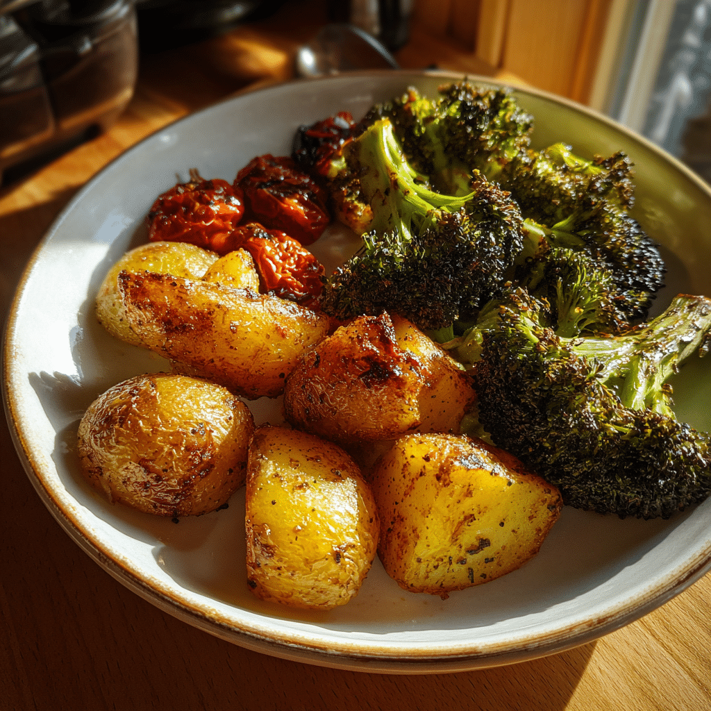 Skillet Side Dishes with Sundried Tomato & Broccoli Featuring Potatoes